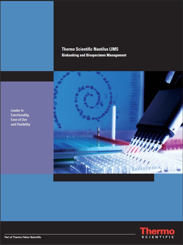 Thermo Scientific Nautilus LIMS for Biobanking and Biospecimen Management